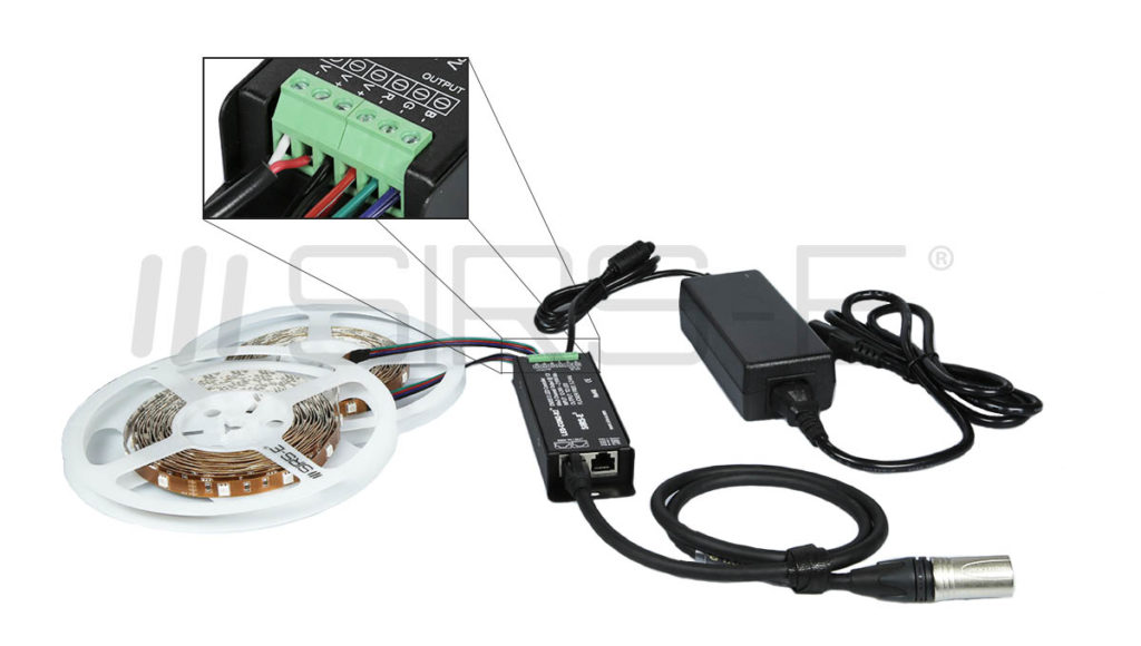 RGB LED Strip DMX KitHigh Quality 5050 10m 32.8 ft 30LED/m RGB LED Strip DMX KitHigh Quality 5050 10m 32.8 ft 30LED/m