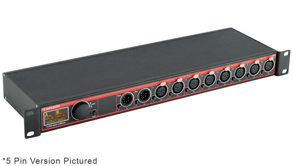 Swisson RDM & DMX A/B Splitter - SIRS-E®