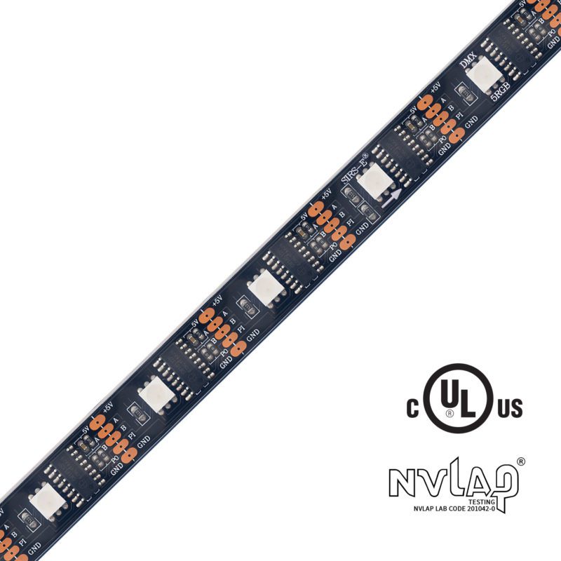 Direct DMX RGB UL LED Strip Pixel-by-Pixel Control 2.0