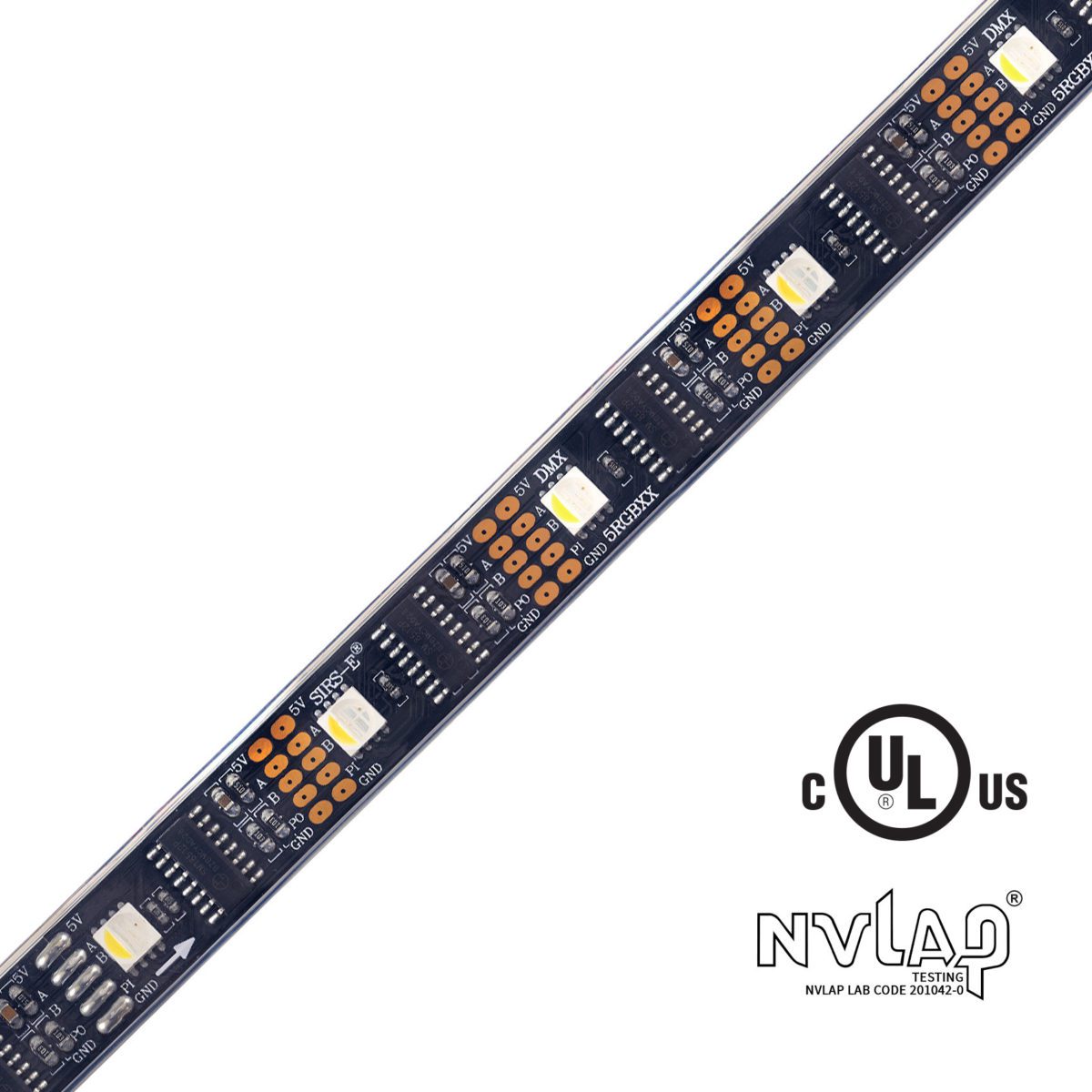 Direct DMX RGBW UL LED Strip Pixel by Pixel Control 2.0