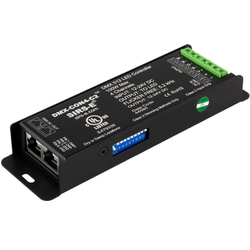 RGBW 4 Channel LED DMX Controller - SIRS Electronics, Inc.