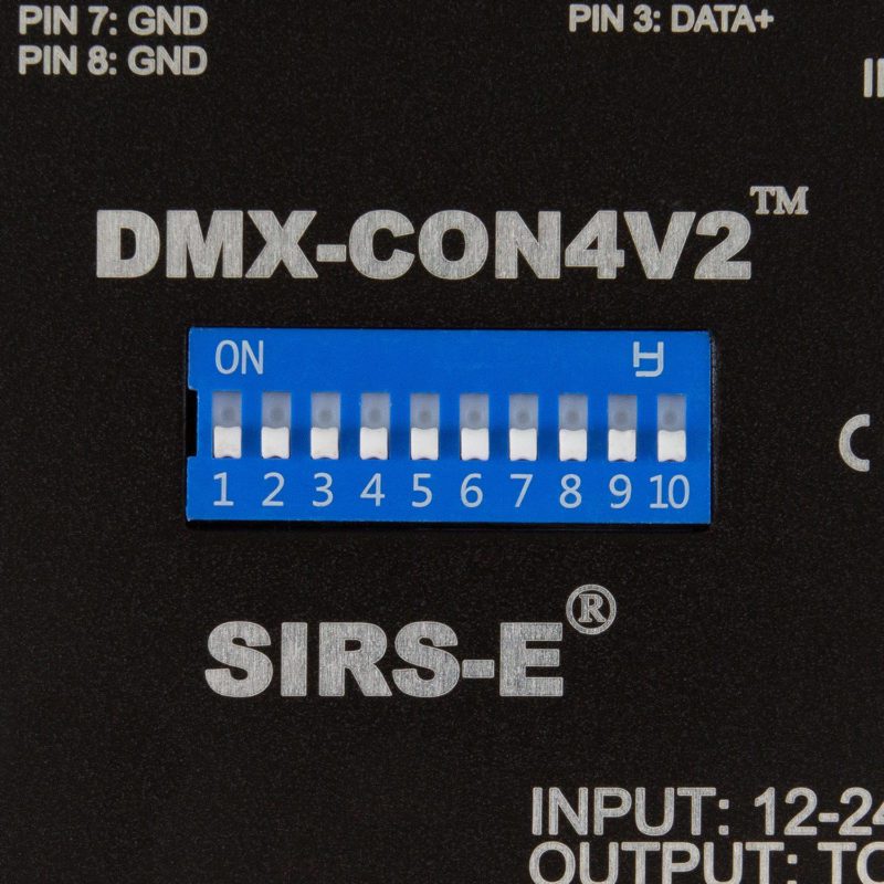 RGBW 4 Channel High Power LED DMX Controller - SIRS Electronics, Inc.