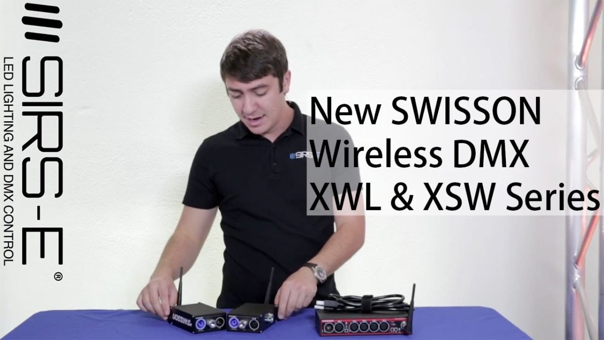 Swisson Wireless DMX Transmitters & Receivers