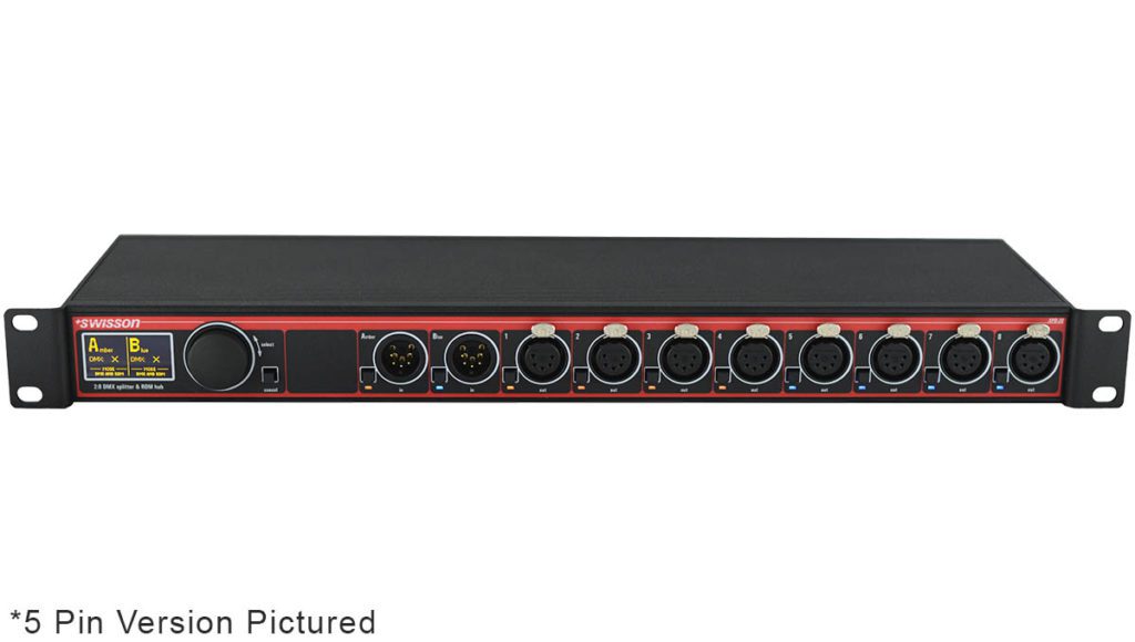 Swisson RDM & DMX A/B Splitter - SIRS Electronics, Inc.