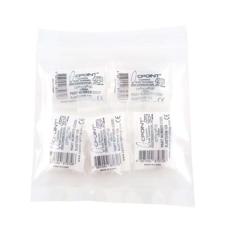 CPoint RJ45 DMX Terminator 120 Ohm