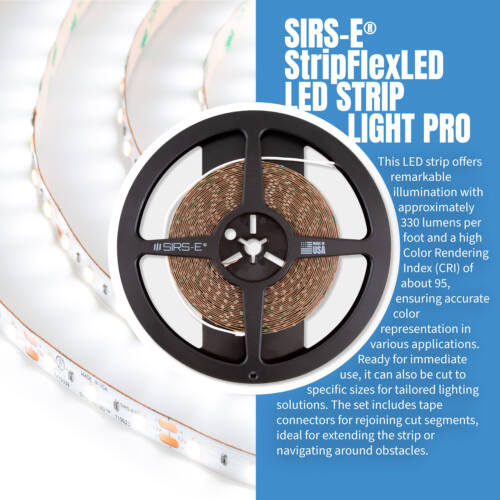 StripFlexLED™ White LED Strip Lights Pro by SIRS-E®